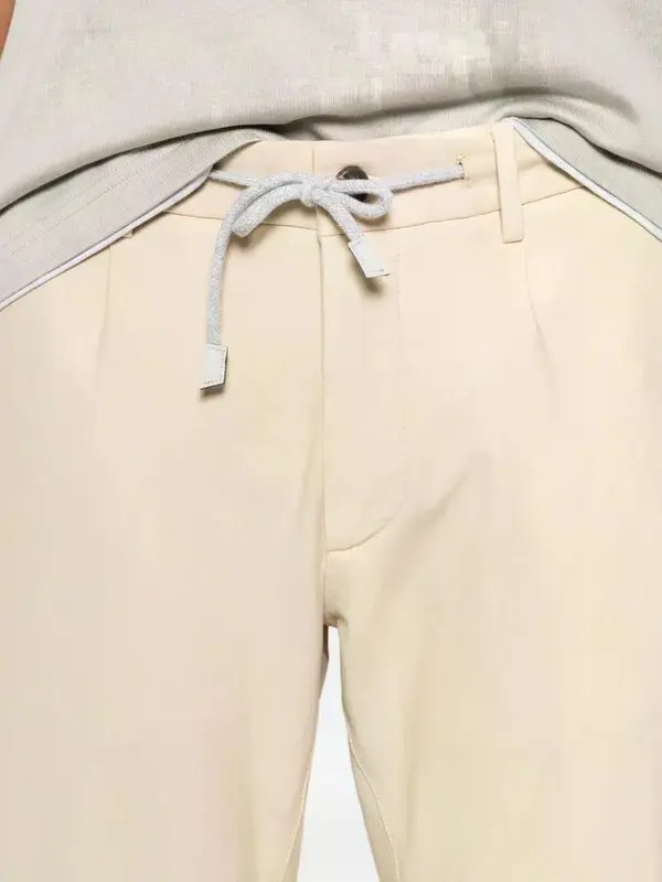 Eleventy Drawstring Waist Pleated Trousers