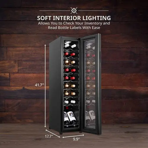 IVATION 18 Bottle Compressor Wine Refrigerator