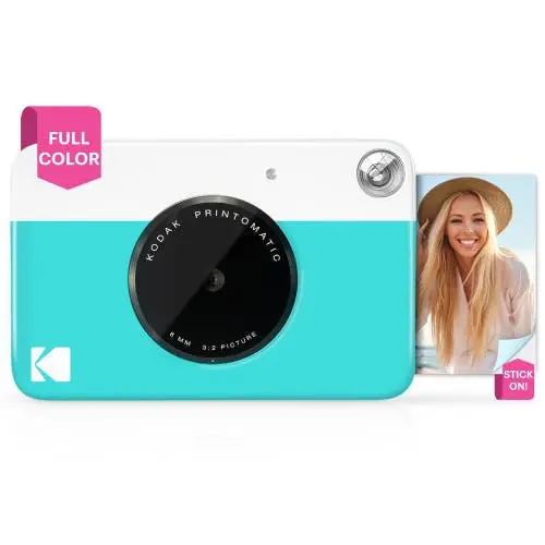 KODAK Instant Camera And Photo Paper Bundle - Blue