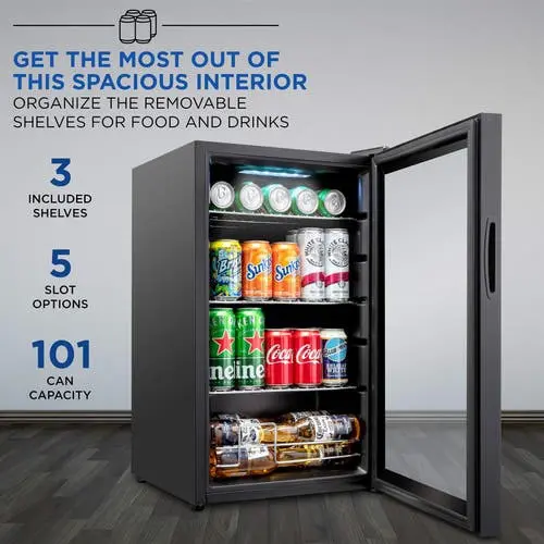 IVATION 101 Can Beverage Refrigerator