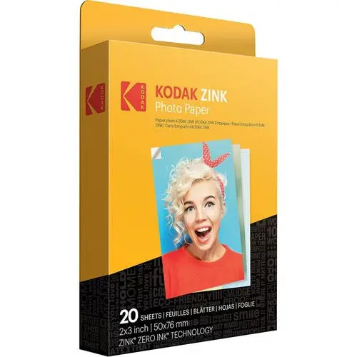 KODAK Printomatic Camera W/ Case Bundle - Grey