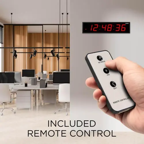 IVATION Digital Clock - Red