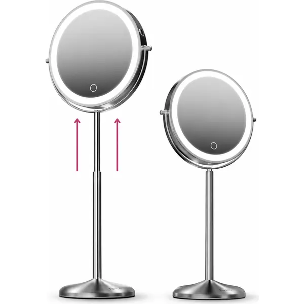 FANCII Hailey Double Sided Makeup Mirror With Lights - Nick