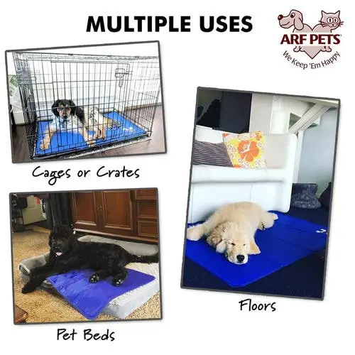 ARF PETS Dog Cooling Mat, Durable, Non-toxic Gel Dog Bed Mat For Kennels