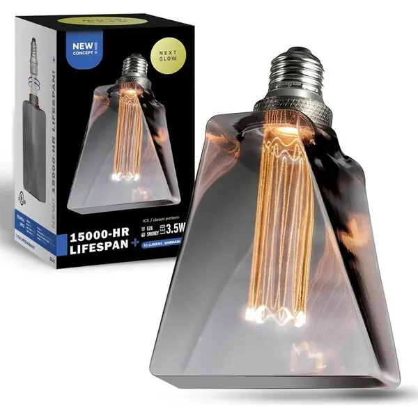 NEXT GLOW Decorative Light Bulb Eq 20w - Grey