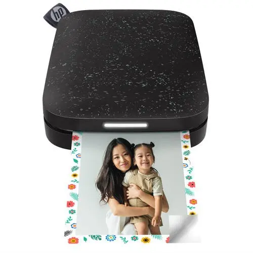HP Sprocket Portable 2x3 Instant Photo Printer - Black