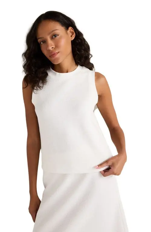 HAVEN WELL WITHIN Cotton Blend Textured Tank
