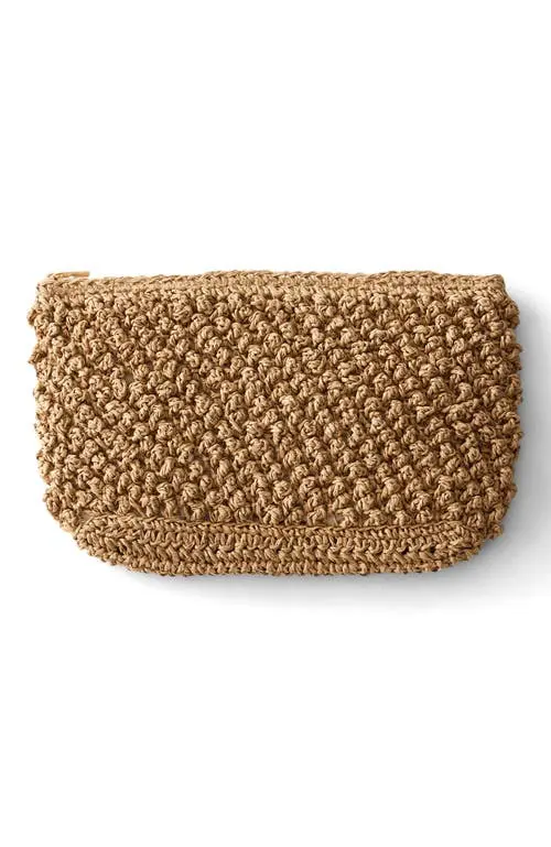 HAVEN WELL WITHIN Knotted Straw Pouch