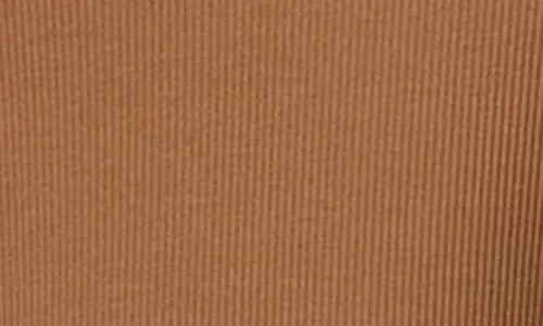 Wit & Wisdom Ribbed V-neck Tank With Contrast Binding - Camel/black