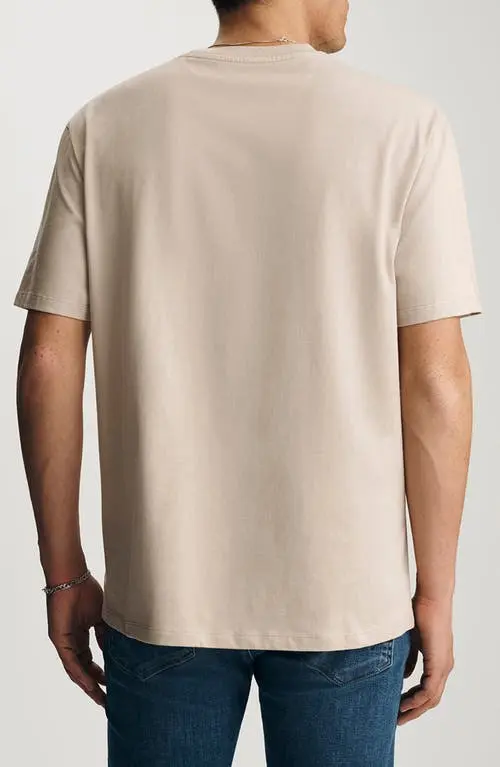 MAVI Light Tan Cotton Crewneck T-shirt - Feather Gray