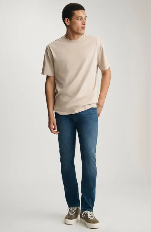 MAVI Light Tan Cotton Crewneck T-shirt - Feather Gray
