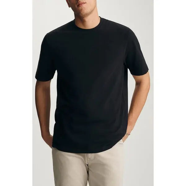 MAVI Slub Cotton Blend T-shirt - Black