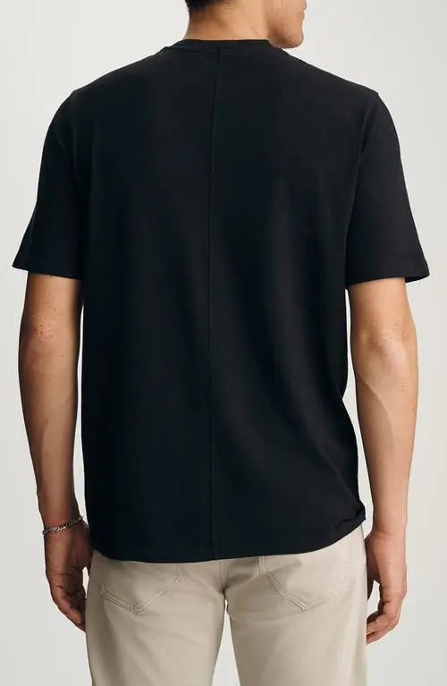 MAVI Slub Cotton Blend T-shirt - Black