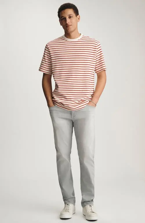 MAVI Regular Fit Stripe Cotton T-shirt - Fire Whirl