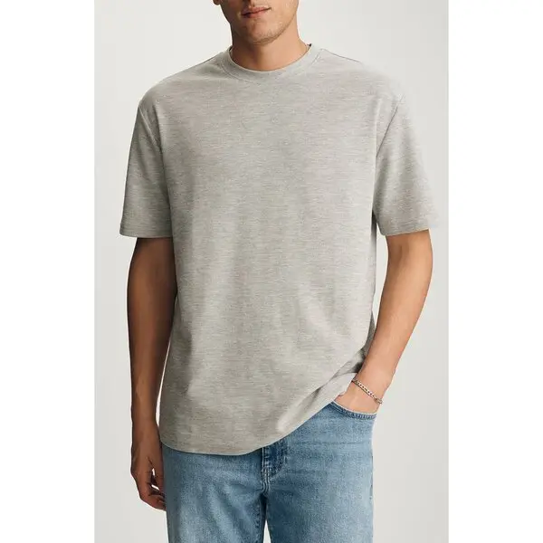 MAVI Mélange Crewneck T-shirt - Grey Melange