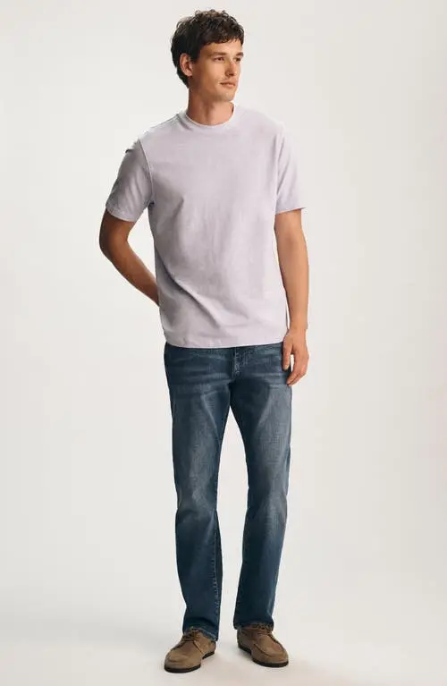 MAVI Pale Blue Slub Cotton Blend T-shirt