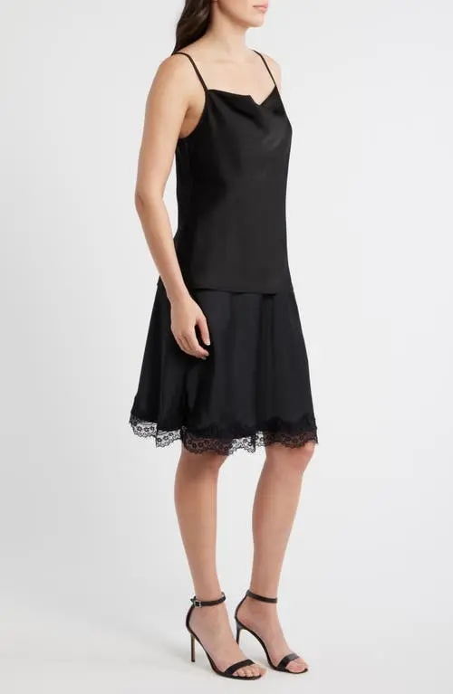 TAHARI ASL Cowl Neck Satin Camisole