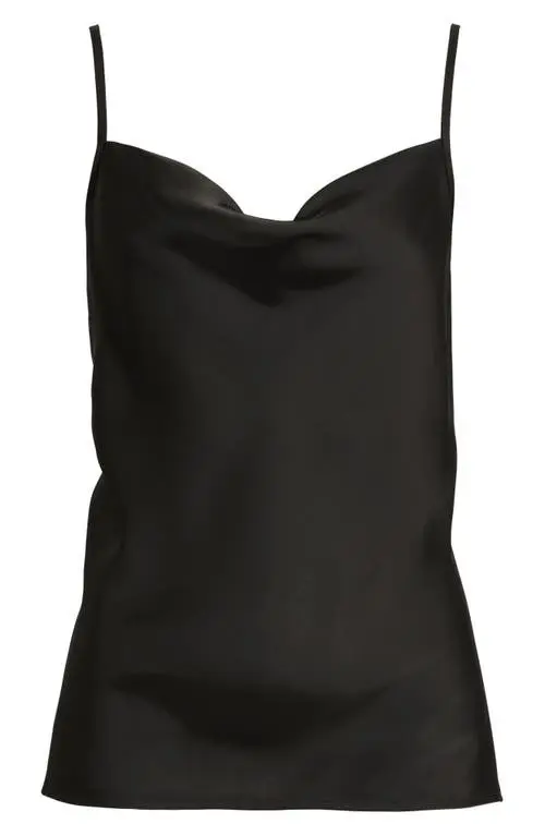 TAHARI ASL Cowl Neck Satin Camisole