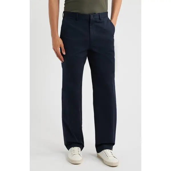 Theory Laurence Precise Straight Leg Pants - Eclipse