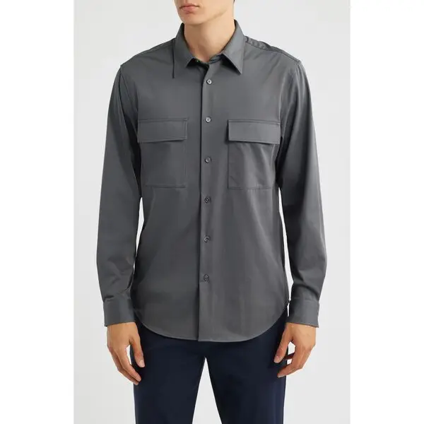 Theory Noll Long Sleeve Button-up Shirt