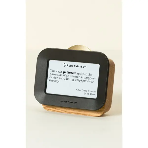 UNCOMMON GOODS Literary Weather Forecast - Natural