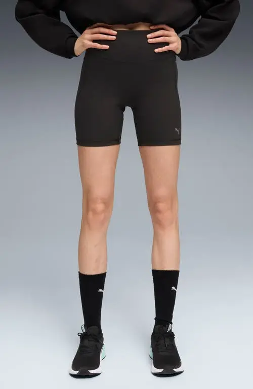 PUMA Cloudspun High Waist Performance Short Tights - Puma Black