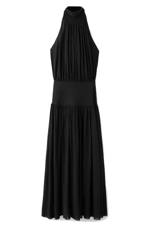 Mango Sleeveless Maxi Dress With Button Detail