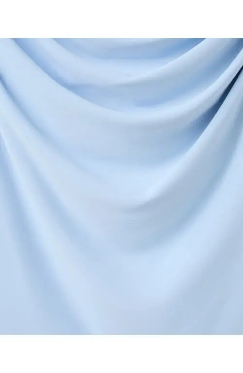 Mango Drape Detail Open Back Top