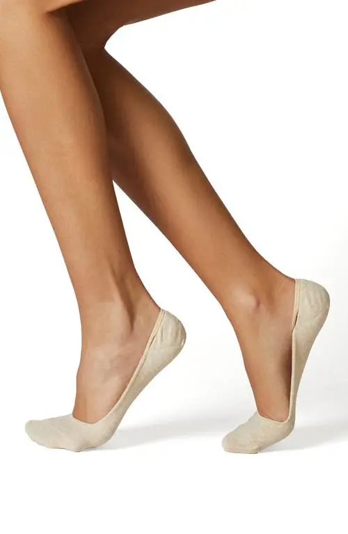 STEMS Assorted 3-pack Cotton Blend Invisible Socks - Flawless Beige