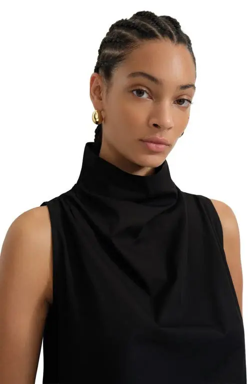 MARCELLA Minna Poplin Mini Dress - Black