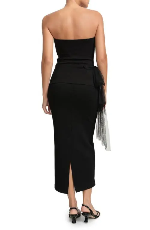 MARCELLA Orla Convertible Strapless Top With Mesh Sash