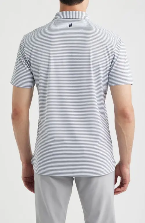 Johnnie-o Cruz Stripe Prep-formance Polo - Navy