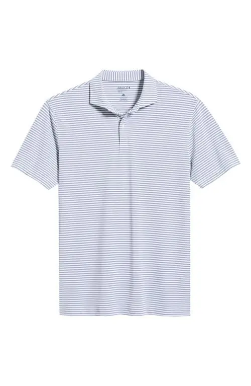 Johnnie-o Cruz Stripe Prep-formance Polo - Navy