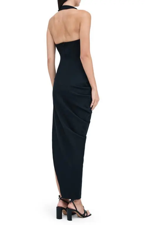 MARCELLA Gallery Asymmetric Ponte Gown