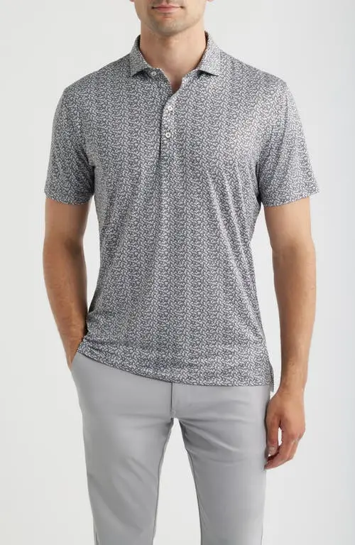 Johnnie-o Petals Featherweight Performance Polo - Black
