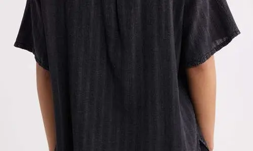Rip Curl Embroidered Cotton Camp Shirt