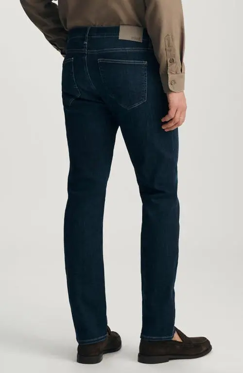 MAVI Marcus Slim Straight Leg Jeans With Whiskering - Deep Brushed Feather