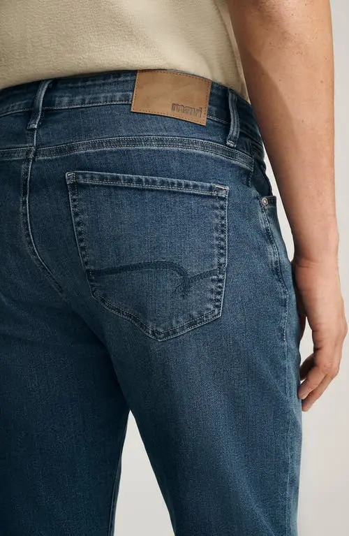 MAVI Zach Straight Leg Jeans - Mid Williamsburg