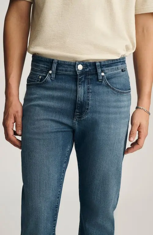 MAVI Zach Straight Leg Jeans - Mid Williamsburg