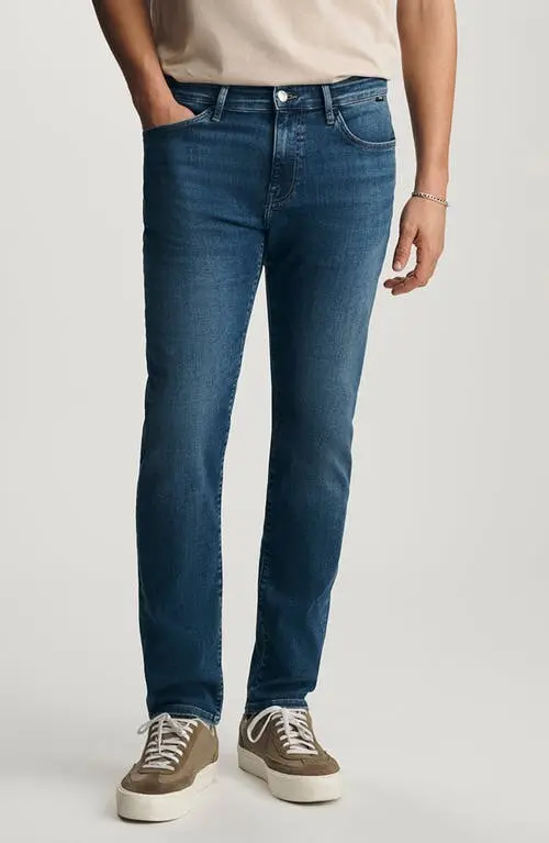MAVI Jake Slim Fit Jeans - Mid Brushed Feather