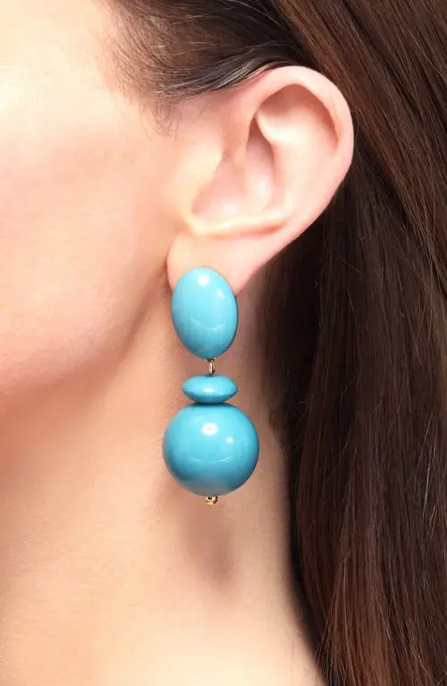 Lele Sadoughi Beaded Drop Earrings