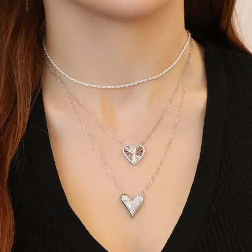THE LOVERY FINE JEWELRY Twisted Rope Chain Necklace - Sterling Silver