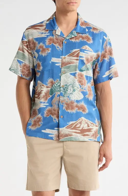 Brixton Rainier X Print Camp Shirt