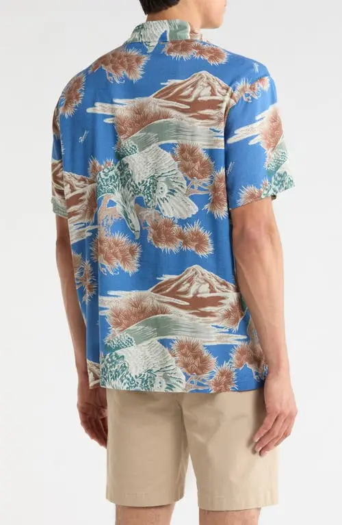 Brixton Rainier X Print Camp Shirt
