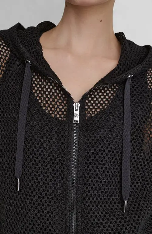 Dkny Open Stitch Zip Hoodie