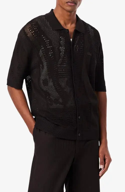 Lacoste Summer Pack Short Sleeve Cardigan - Buffalo