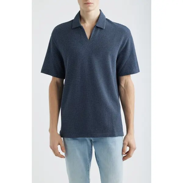 Madewell Skipper Johnny Collar Polo - Overdye Blue