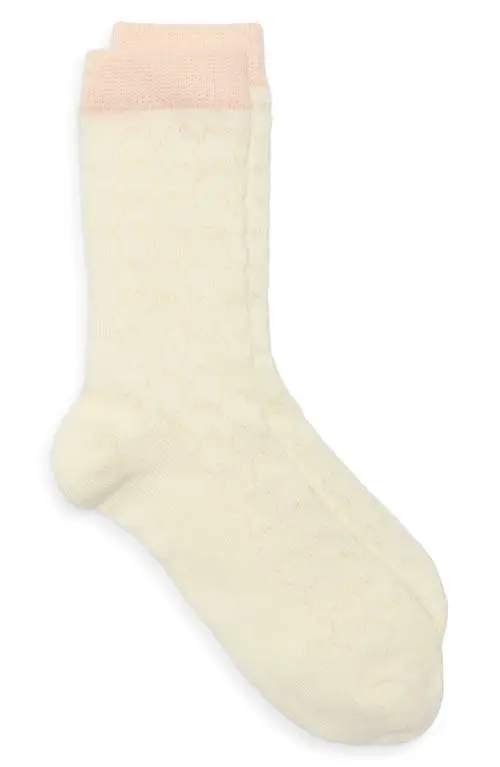 CASA CLARA Mia Pointelle Crew Socks