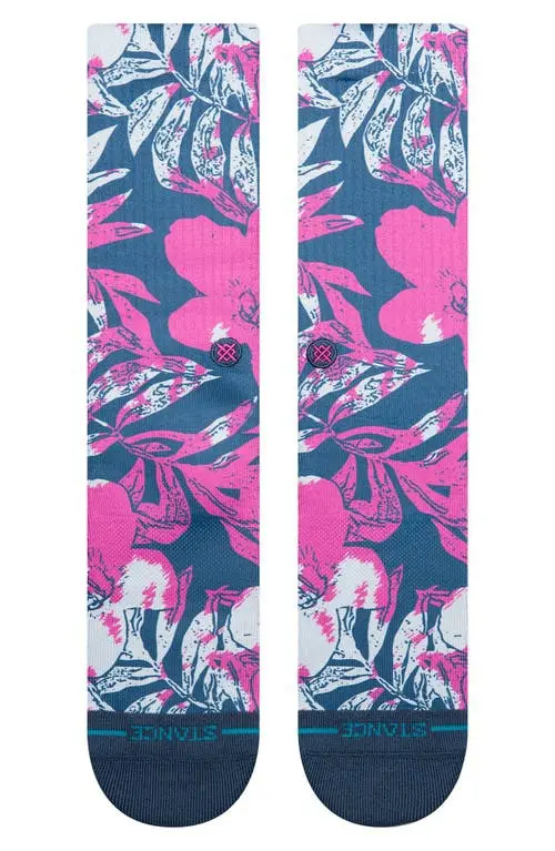Stance Lihue Crew Socks - Fuchsia