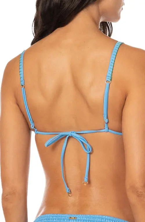 MAAJI Ocean Drift Row Smocked Reversible Triangle Bikini Top